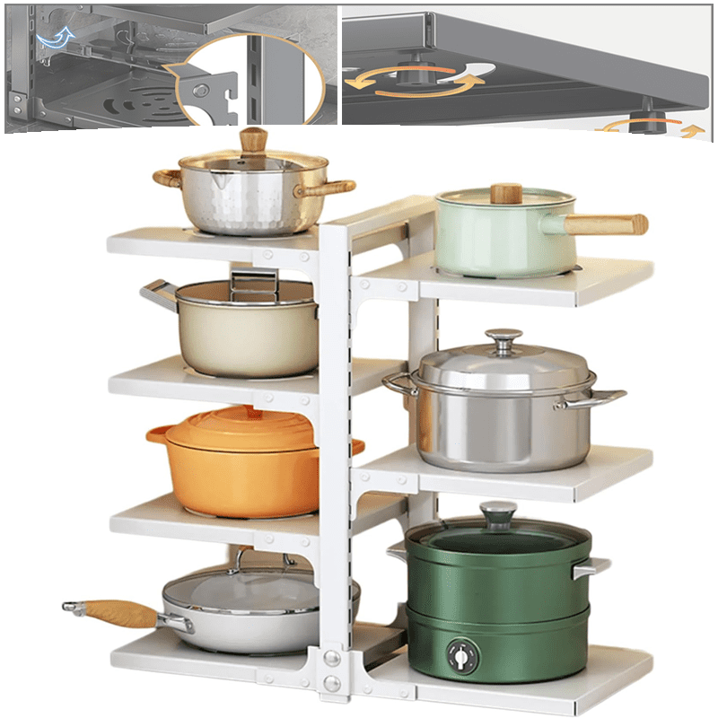 Functional Pots Display Holder,Holder Pots Organizers Stand Shelves ...