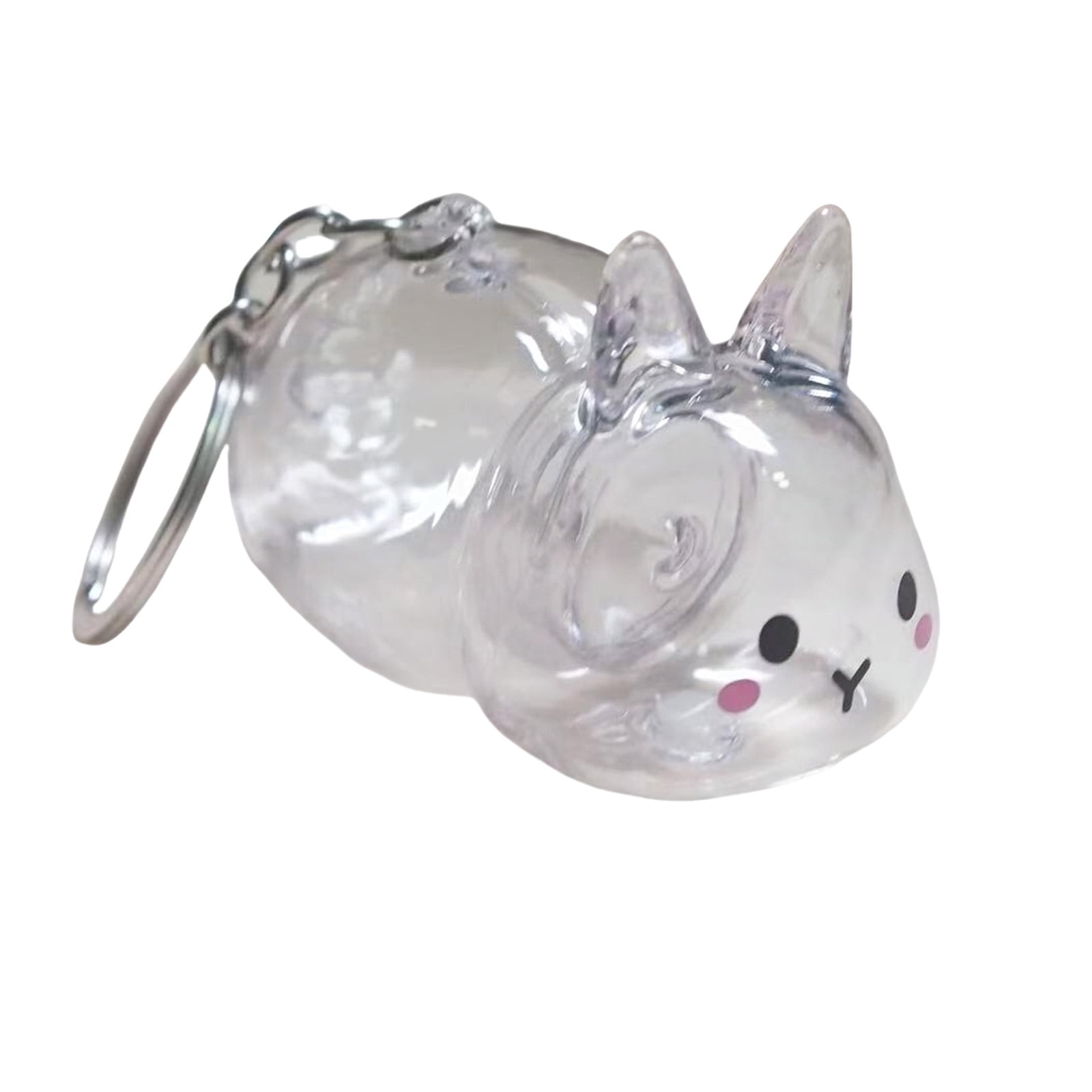 Functional Rabbits Shape Keepsakes Pendant Keychain Bunnies Hair ...