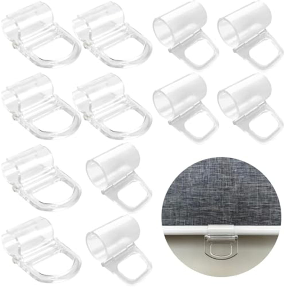 Functional Roller Blind Pull Clips for Window Shades Transparent 12pcs ...
