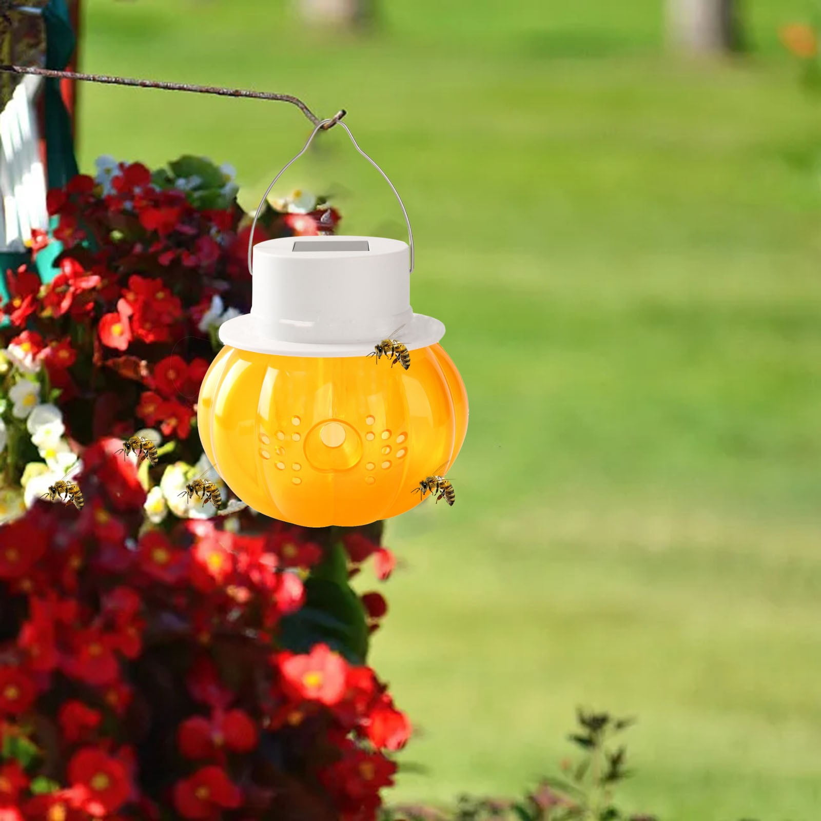 Functional Solar LED Light Creative Automatic Trap Trap Flay Catcher ...