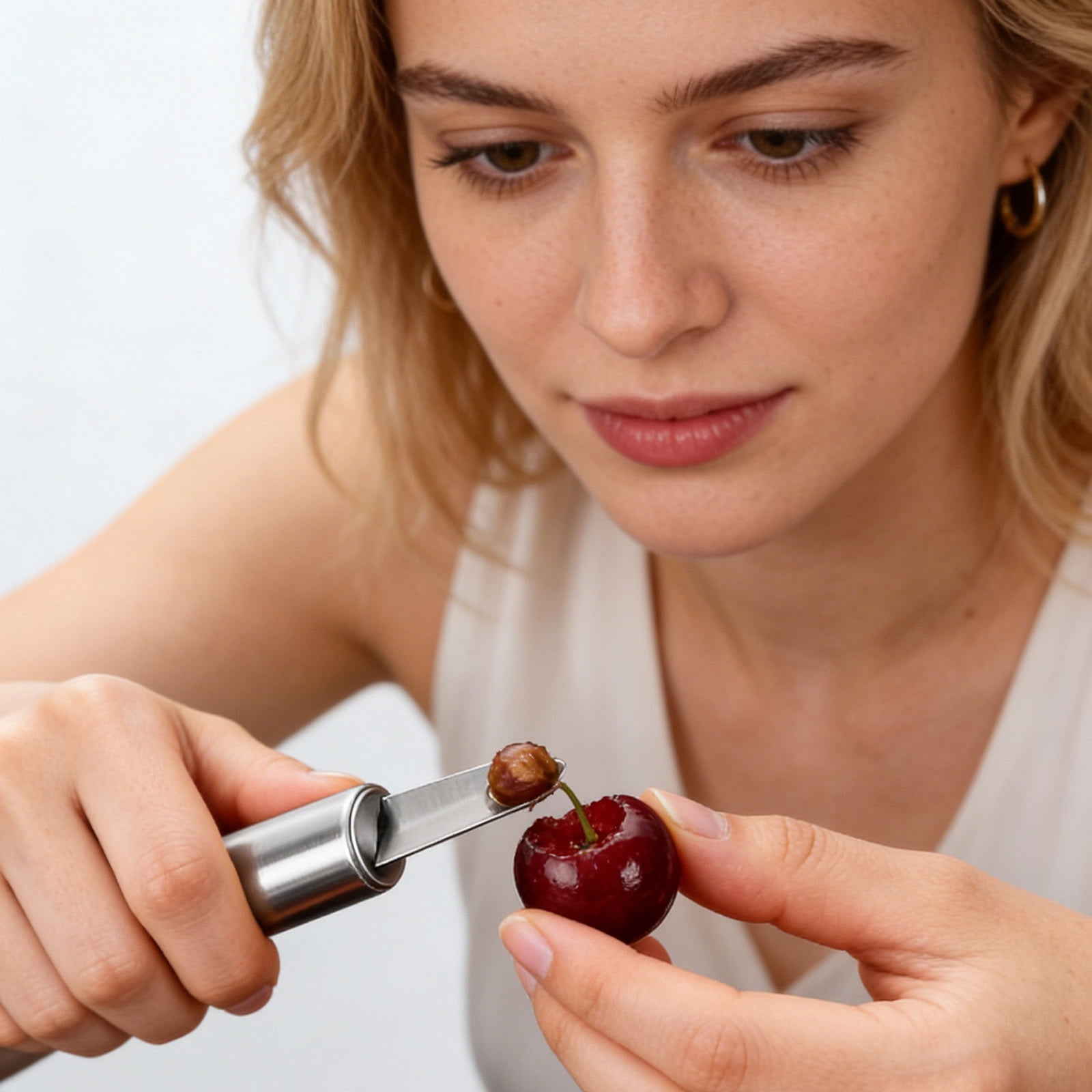 Functional Stainless Steel Corer Line Remover Handy Deveiner and Food ...