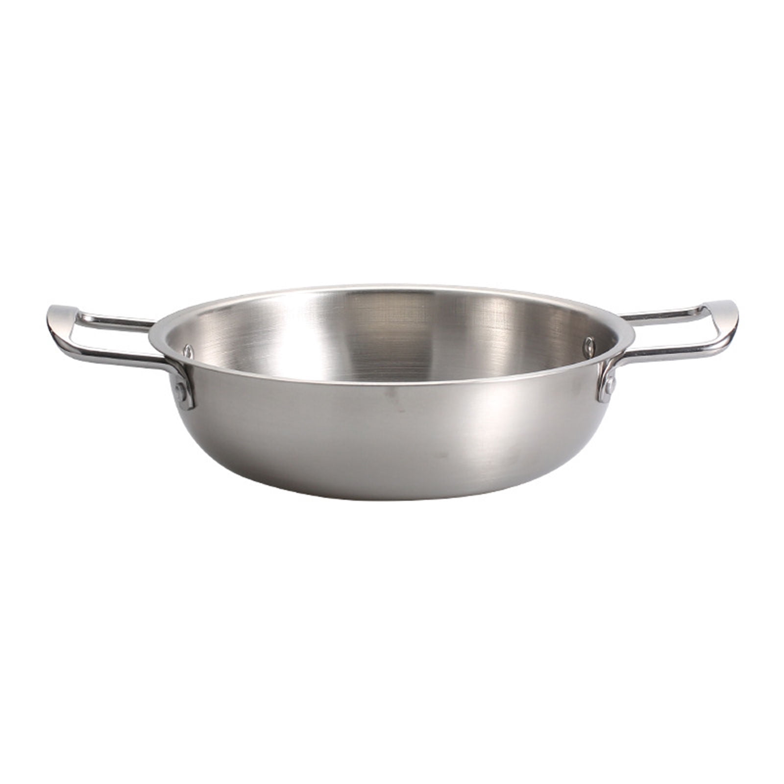 Functional Stainless Steel Pans Efficient Cooking Pots Double Ear ...