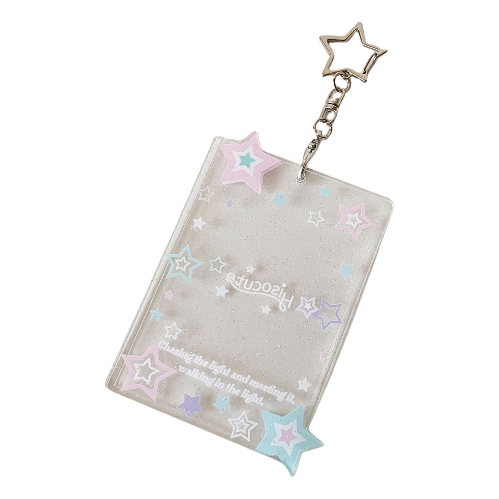 Functional Star Card Holder Keychain Bag Charm Perfect For Enthusiasts ...