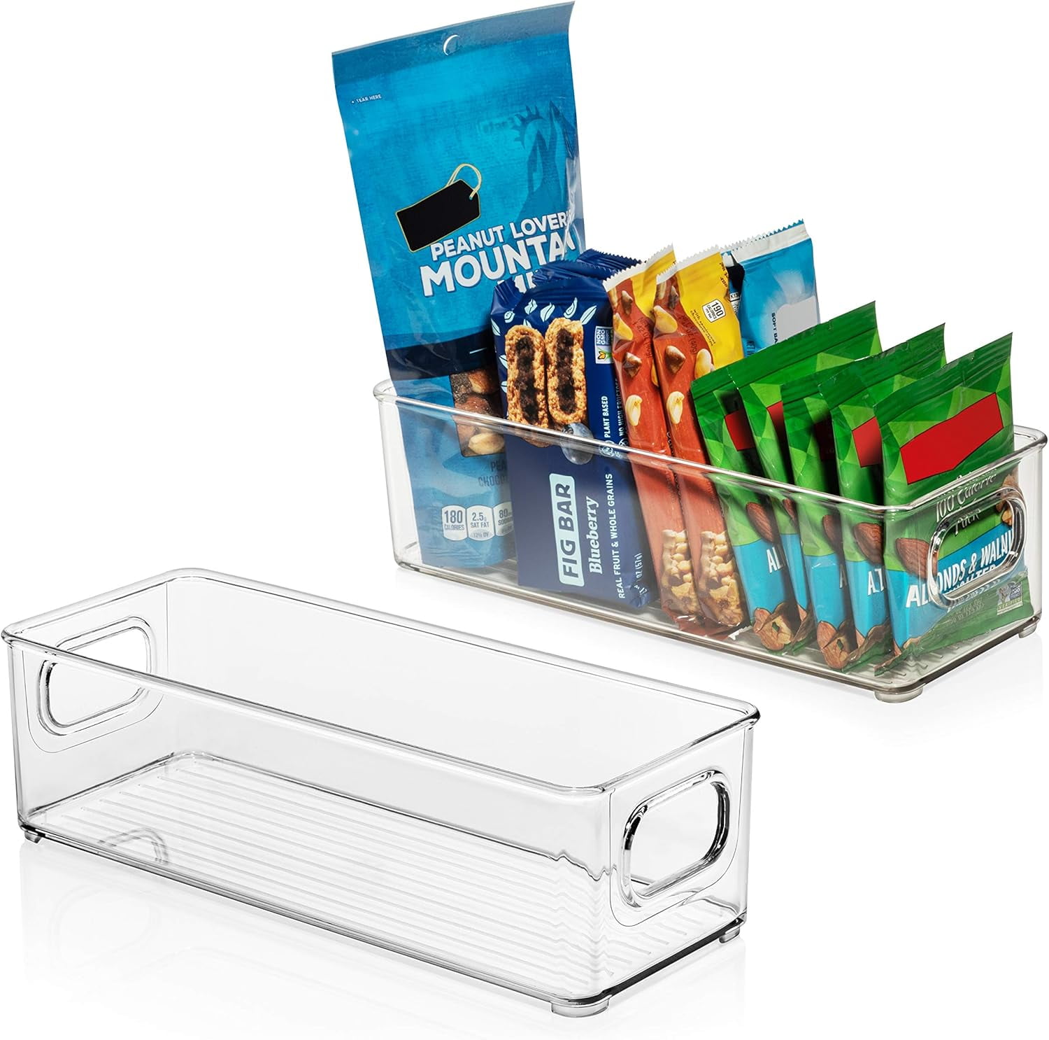 Functional Storage Bins for Smart Simple Storage, Portable Design Clear ...