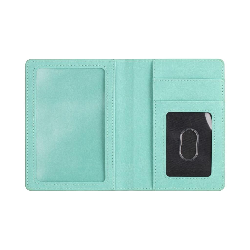 Functional Travel Passport Case PU1eatherCard Holder Compact Passport ...