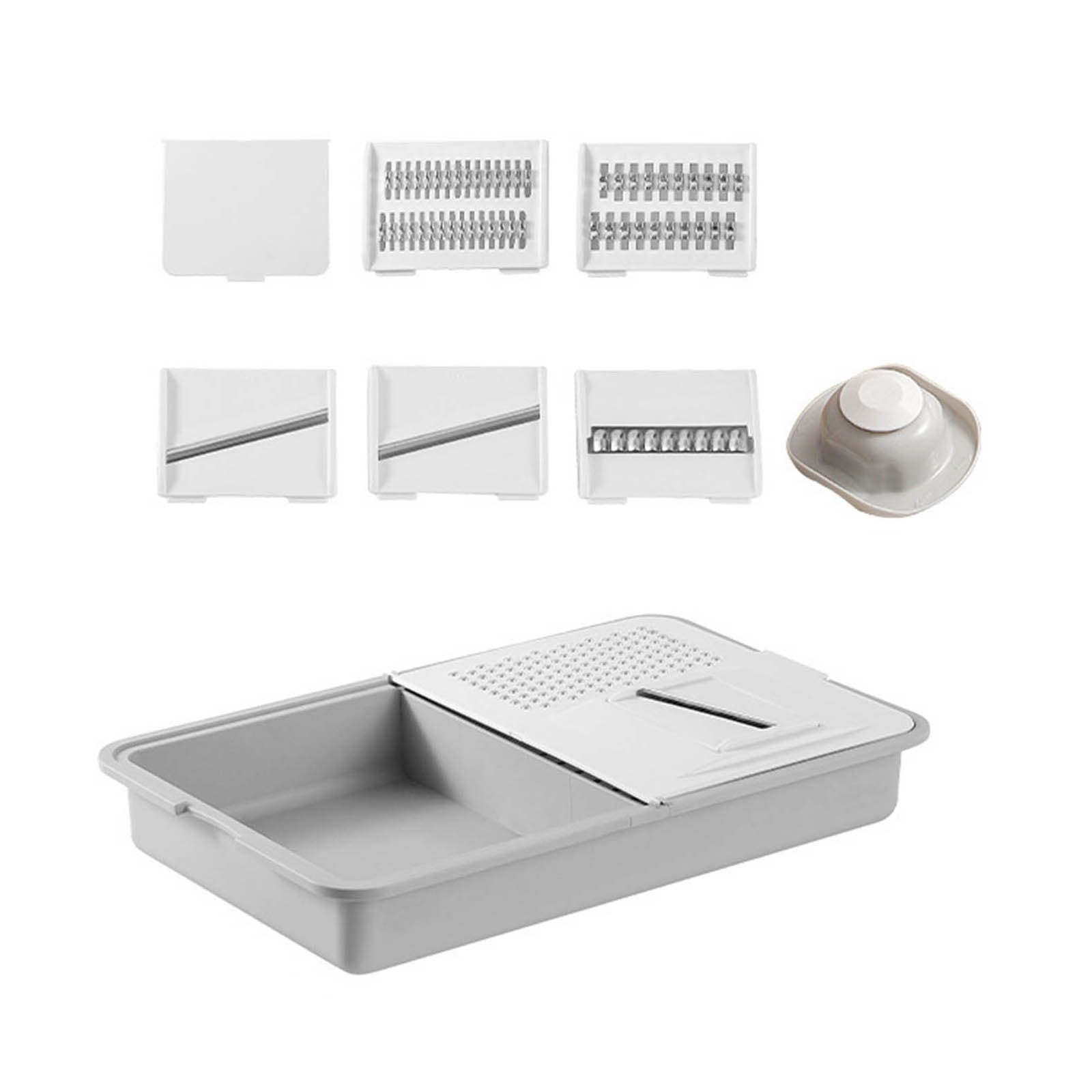 Functional Vegetable Cutter With Reversible Cutting Board And ...