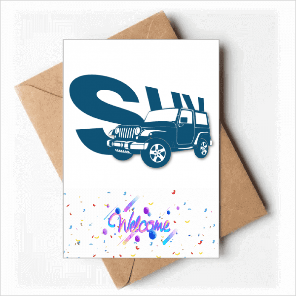 Functional Vehicle Classics Welcome Back Greeting Cards Envelopes Blank ...