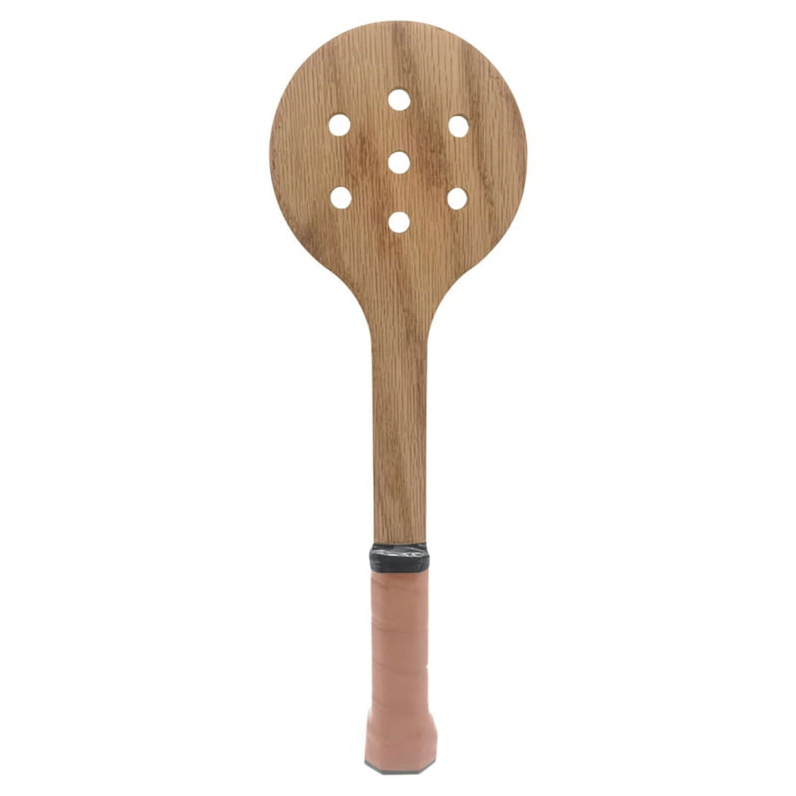 Functional Wooden Racket Pointer Tennis Spoon Trainer Swing Practice ...