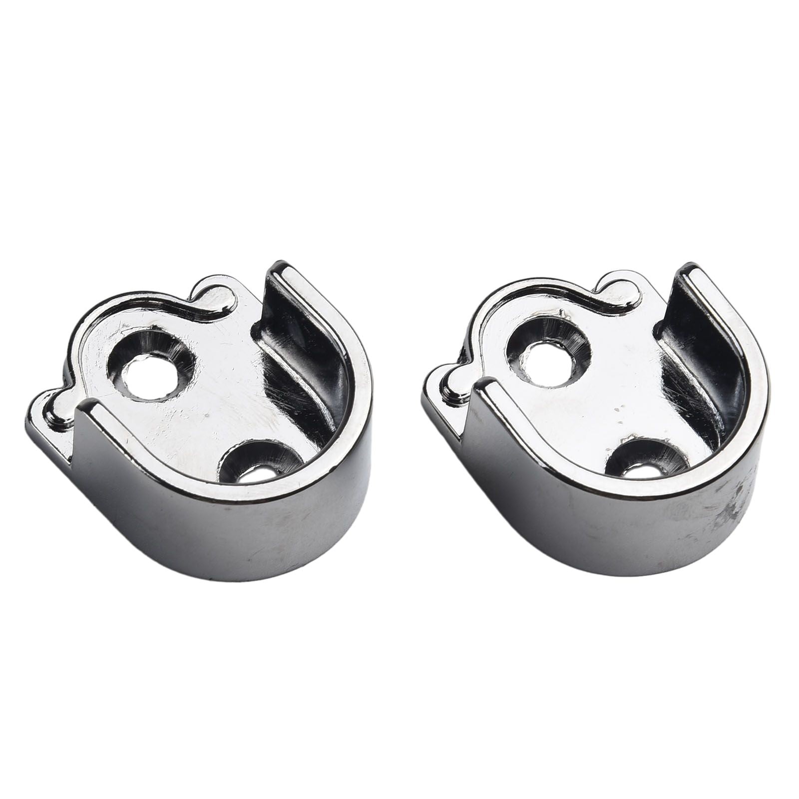 Functional and Practical, 2 Pcs Wardrobe Rail Hanger Rod Socket Support ...