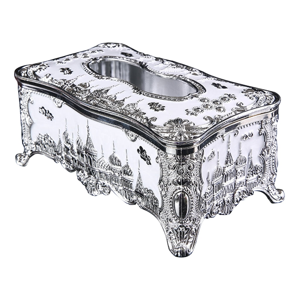 Functional tissue box Luxurious Castle-Tissue Box Elegant Tissue ...