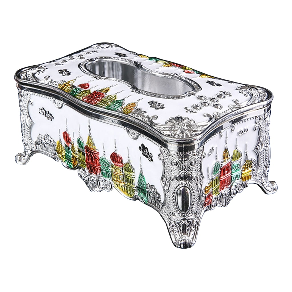 Functional tissue box Luxurious Castle-Tissue Box Elegant Tissue ...