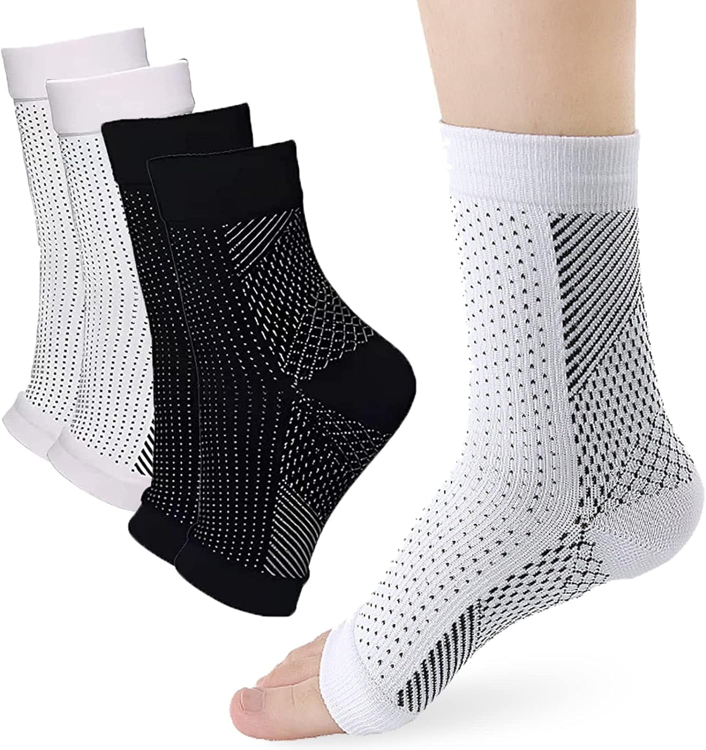 Functionalsocks Functional Socks For Neuropathy Ankle Compression Sleeve Comprex Ankle