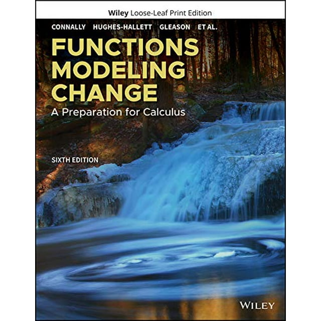 Functions Modeling Change: A Preparation for Calculus - Walmart.com