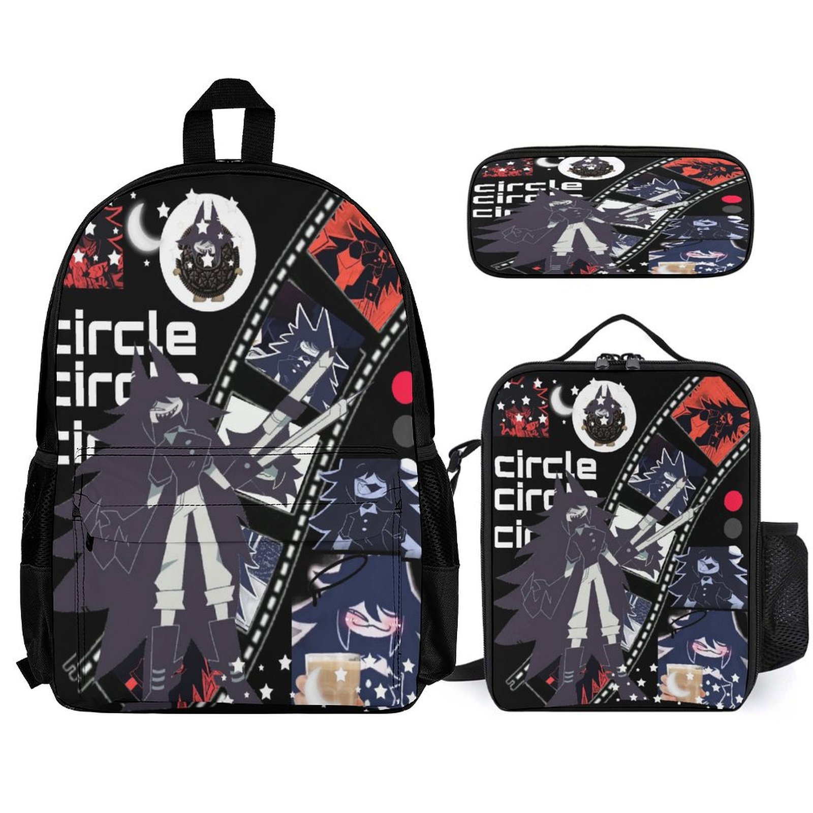 Fundamental Paper Education Backpack Set Cartoon Bookbag Backpack with ...