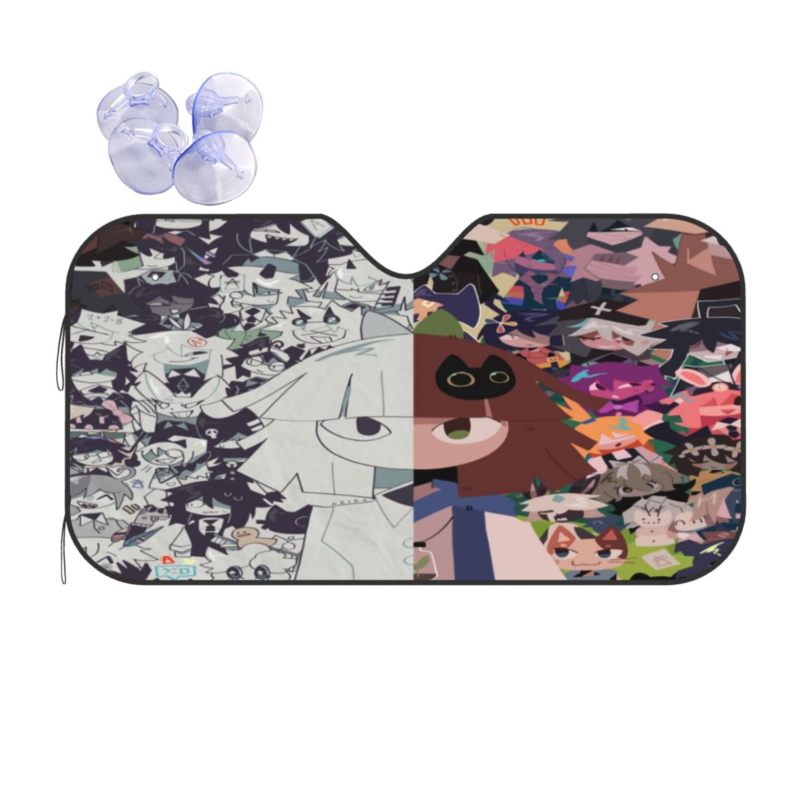 Fundamental Paper Education Car Sun Shade Windshield Cartoon Sun Shade ...