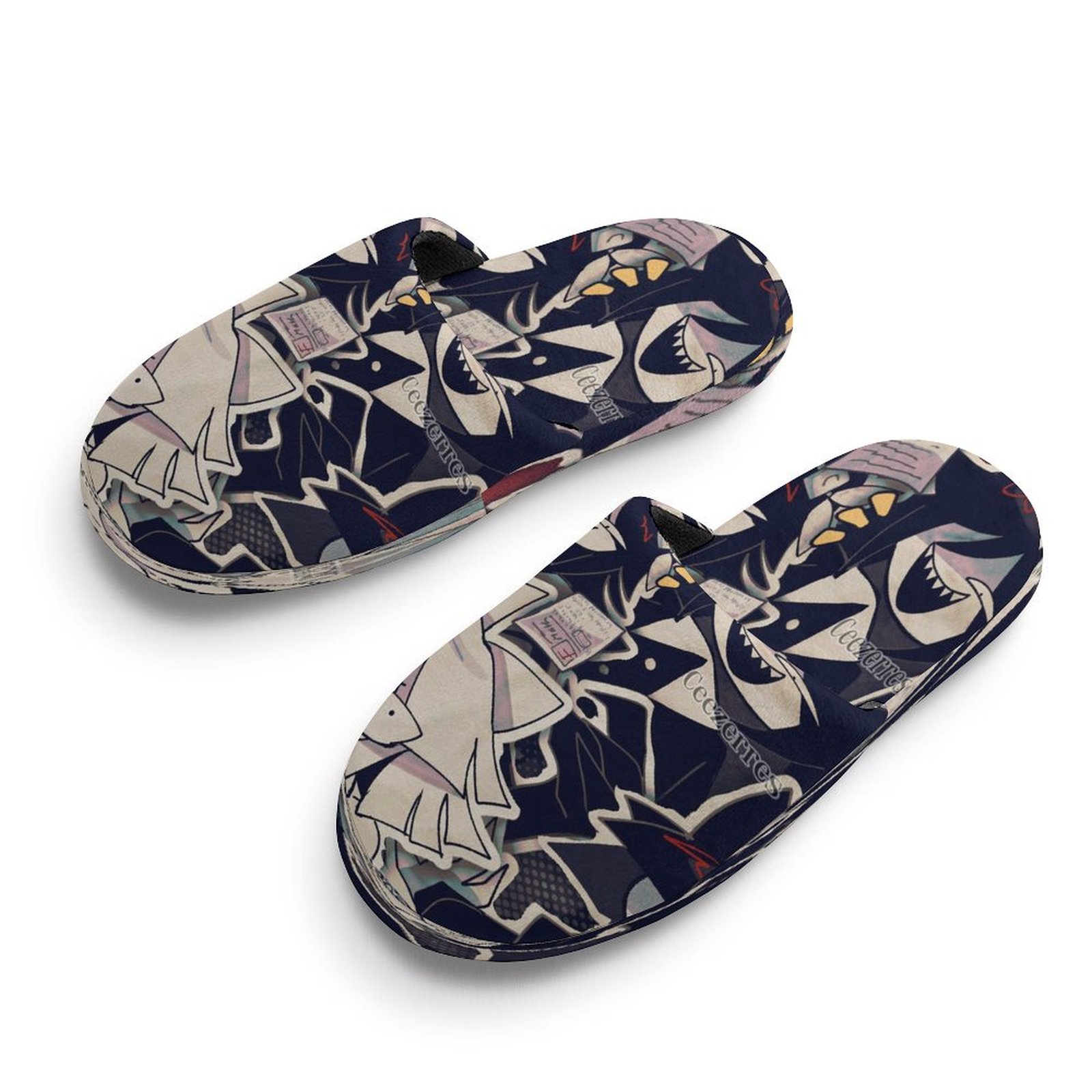 Fundamental Paper Education House Slippers Cotton Comfort Slip On ...