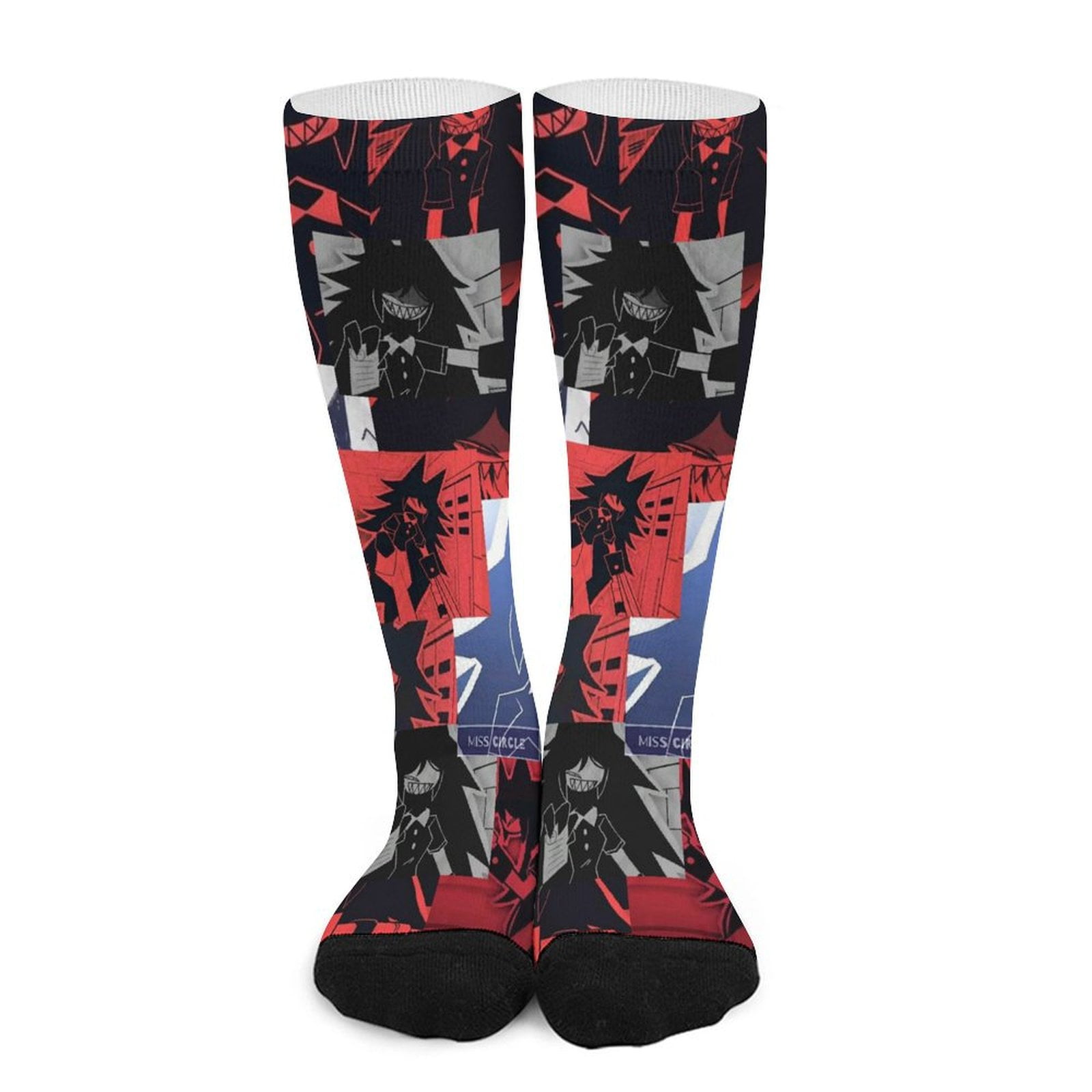 Fundamental Paper Education Socks Compression Crew Stockings Long ...