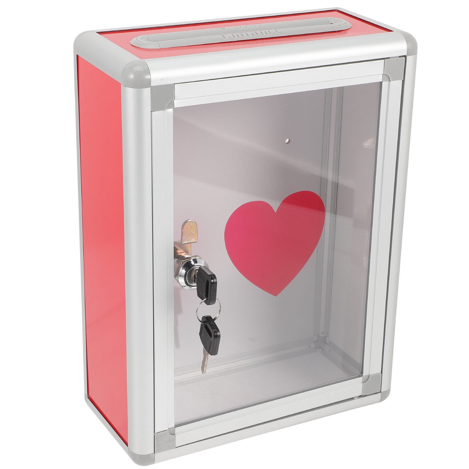 Fundraising Donation Box with Lock Public Voting Box Ballot Box ...