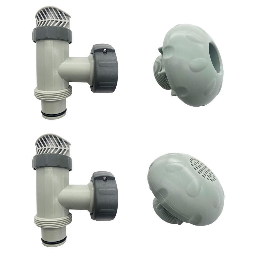 Fundyliue 4 Pack Outlet Strainer Grids and Inlet Water Nozzle and Pool ...