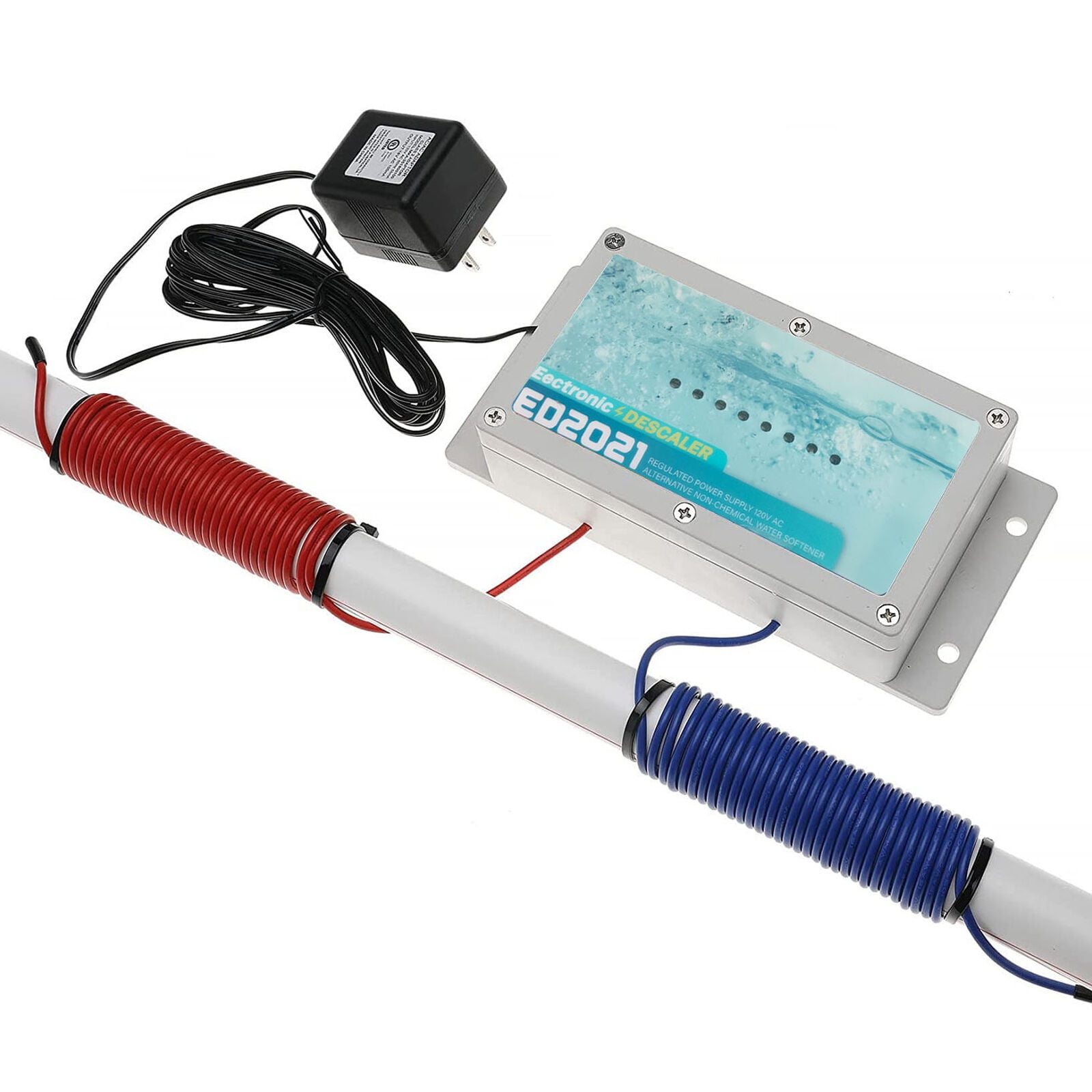 Fundyliue ED2021 Salt-Free Electronic Water Softener & Descaler System ...