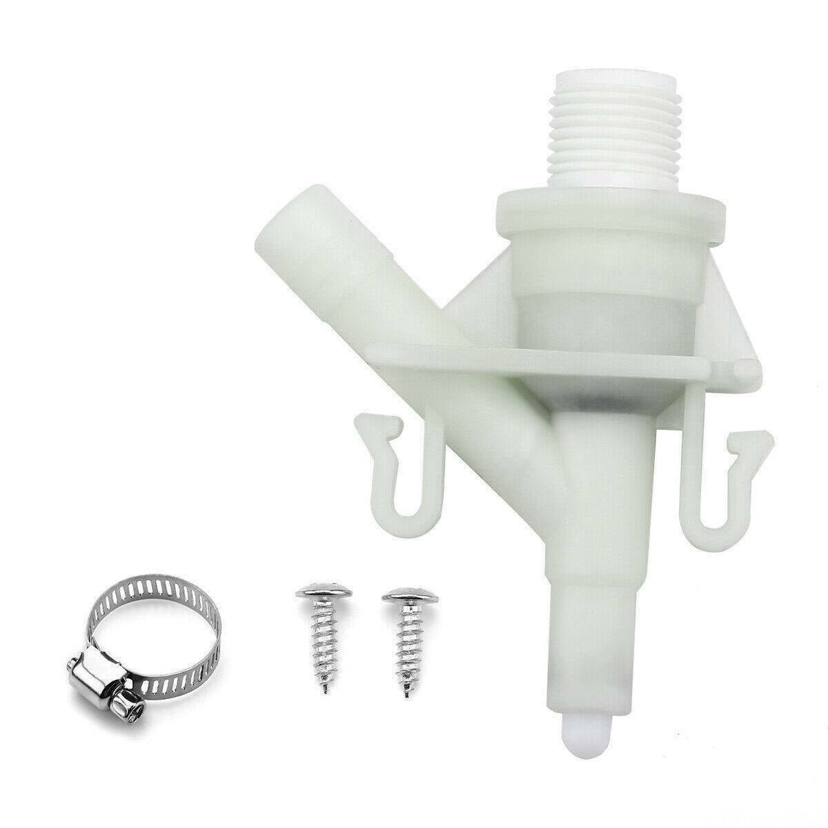 Fundyliue RV Toilet Water Valve Kit, White Plastic, Fits Dometic 300 ...