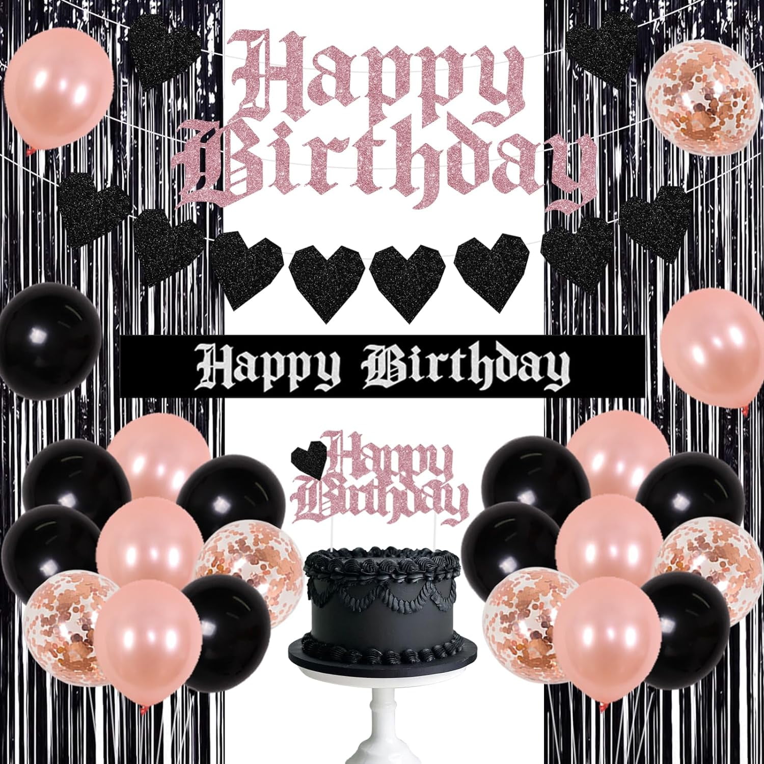 Funeral Birthday Decorations Gothic Birthday Party Supplies Old English ...