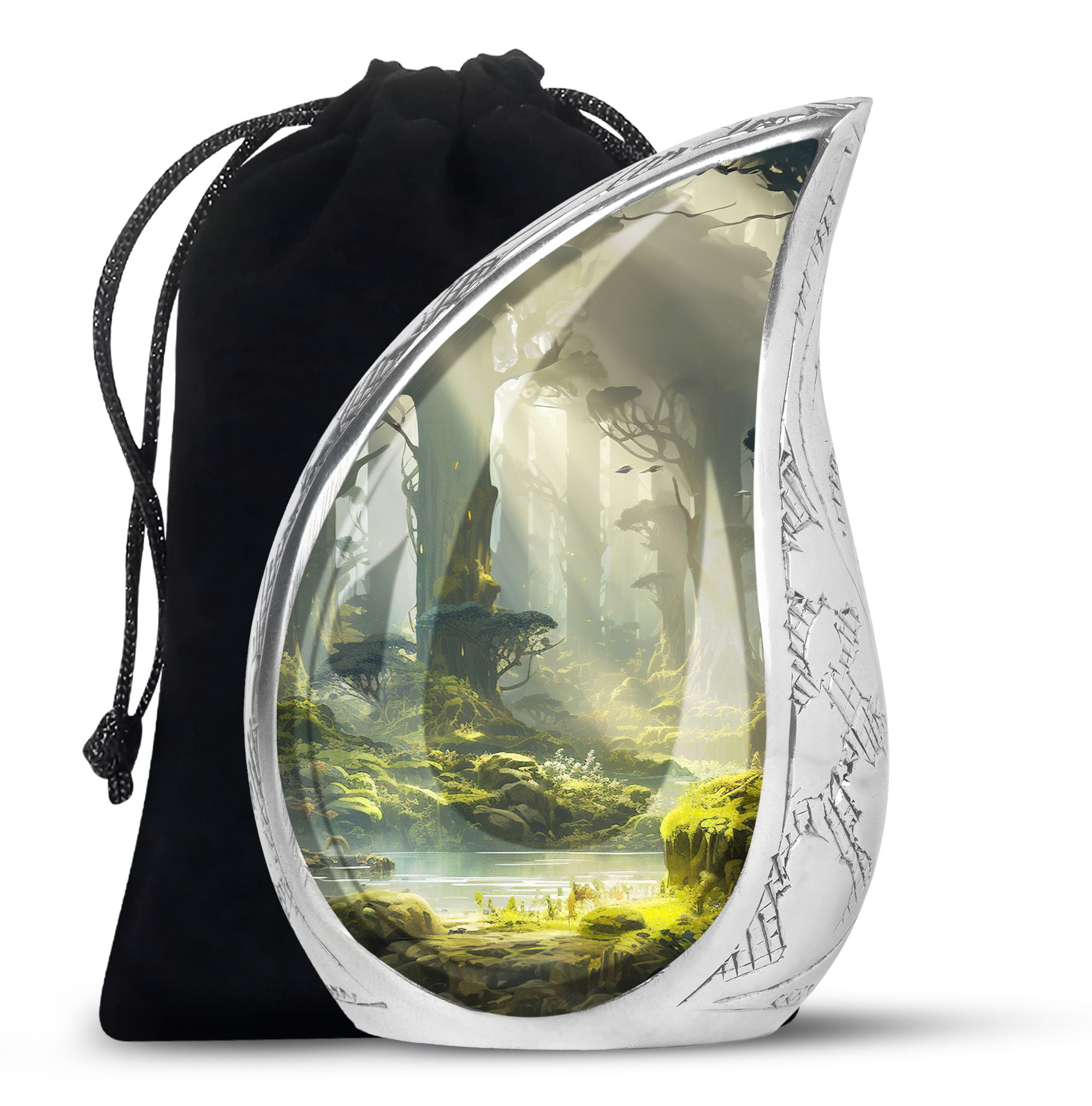 Funeral Black Forest Urns For Human Ashes Adult Mom And Dad - Burial ...