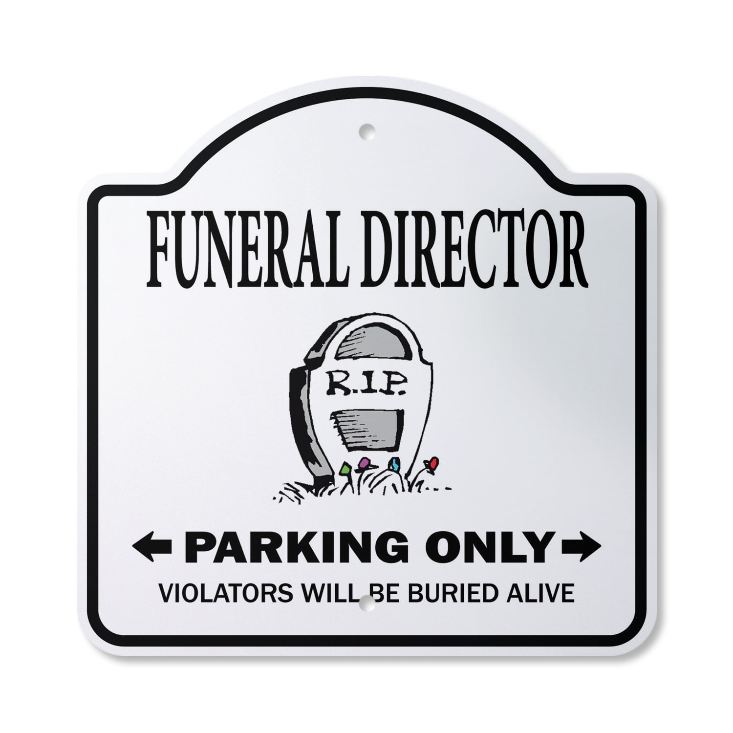 Funeral Director 12" X 12" Sign | Indoor/Outdoor Plastic | SignMission ...