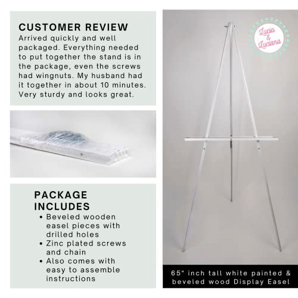 Funeral Easel Stand, Black Easel Stand for Picture, Acrylic Sign Stand ...