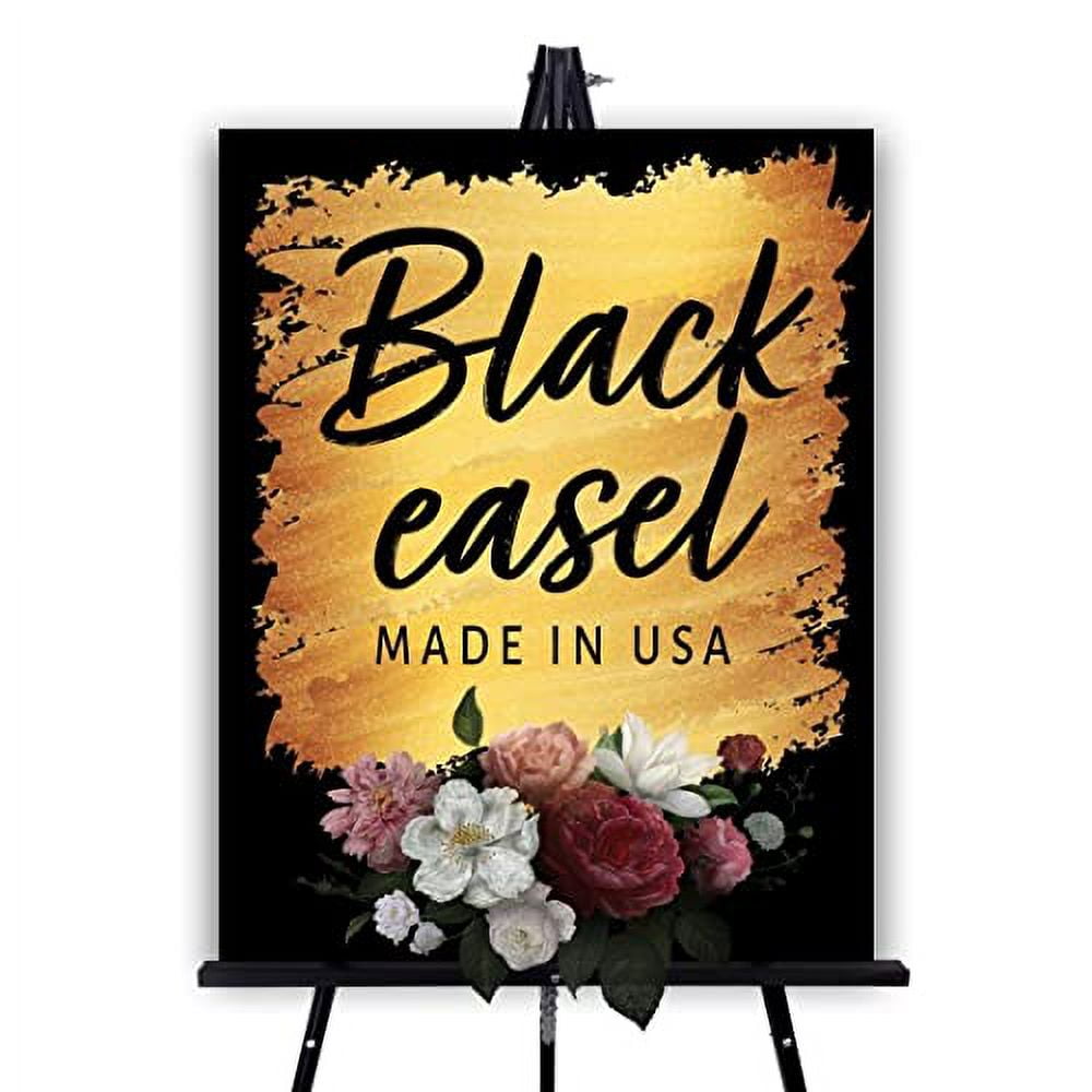 Funeral Easel Stand, Black Easel Stand For Picture, Acrylic Sign Stand ...