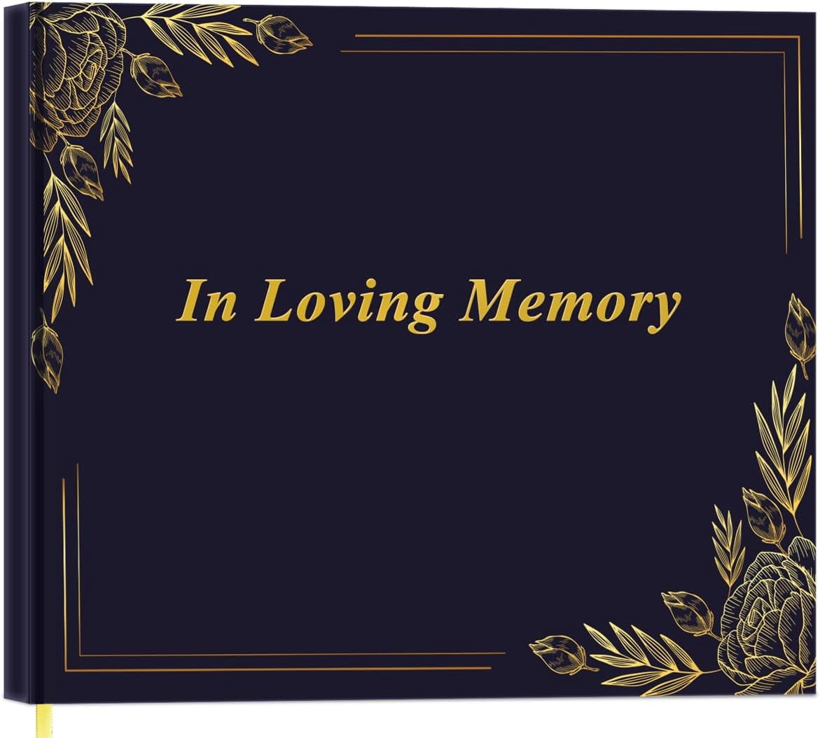 Funeral Guest Book - GuestBook for Memorial & Funeral Services, Guest ...