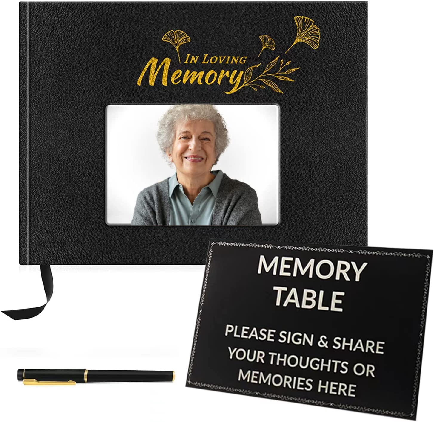 Funeral Guest Book | Memorial Service Guest Book Sign for Funerals ...
