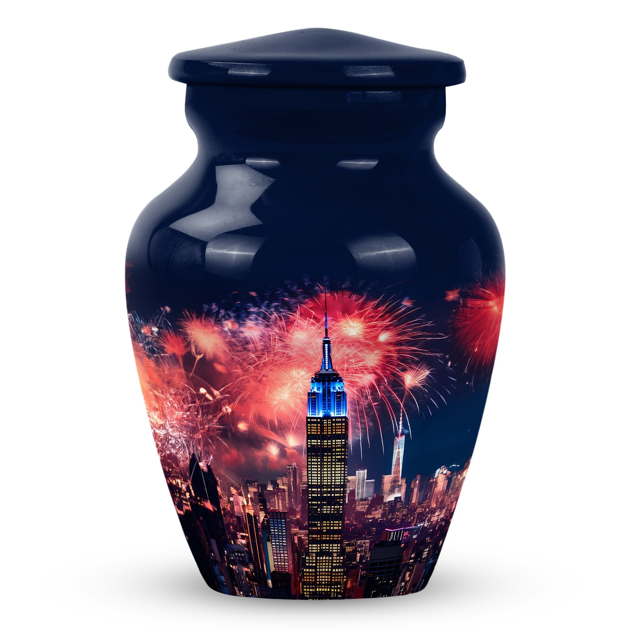 Funeral Statue Of Liberty Red Sky View Urn Adult Mom & Dad - Urns For ...