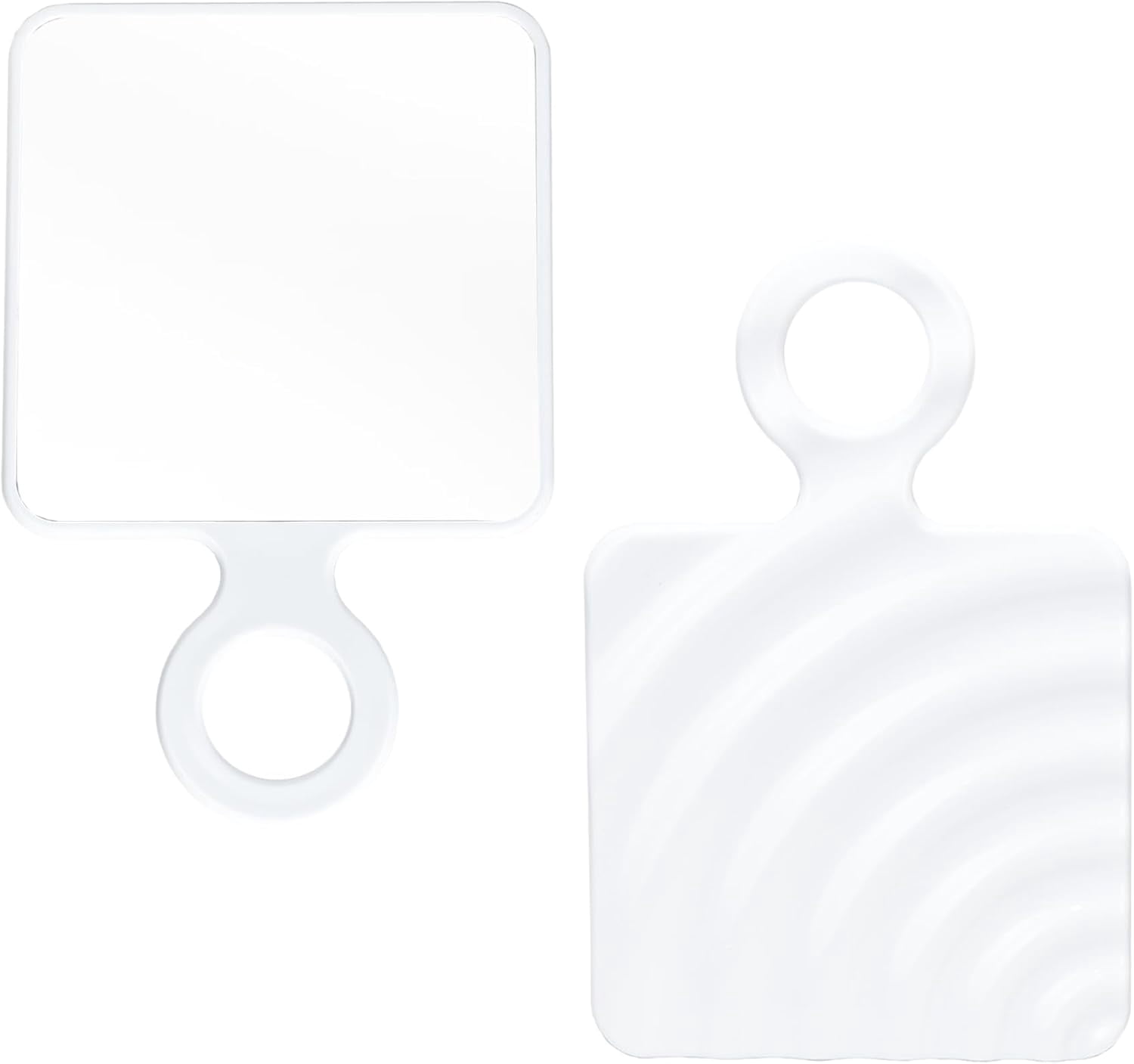 Funerom Square Hand Mirror Handheld Mirror with Handle Hand Mirror for ...