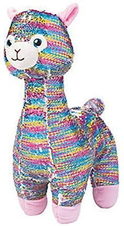 Funexpress 16" Flipping Sequin Stuffed Lilly Llama - Walmart.com