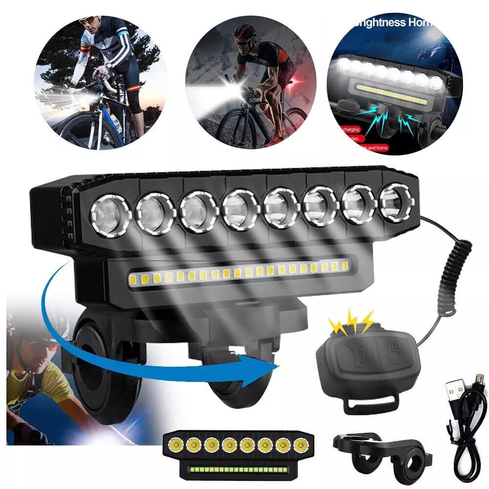 Ryhampaper 3 PC Waterproof Bicycle Front Headlight, Super Bright LED ...