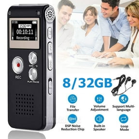 "RONY 32GB Voice Recorder, Handheld Recording, Portable Playback ...