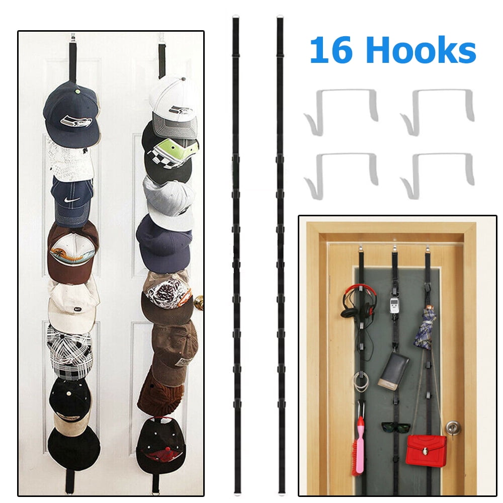 FungLam Baseball Cap Hat Rack Wall Door Hanger Holder Storage Organizer ...