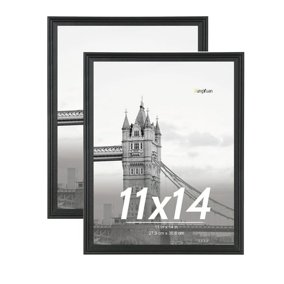 Mainstays – 11x15 Picture Frame – Black Front Loading Wall or Tabletop ...