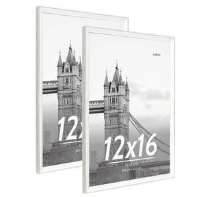 11" x 14" White Belmont Float Picture Frame with 8" x 10" Mat by Studio ...
