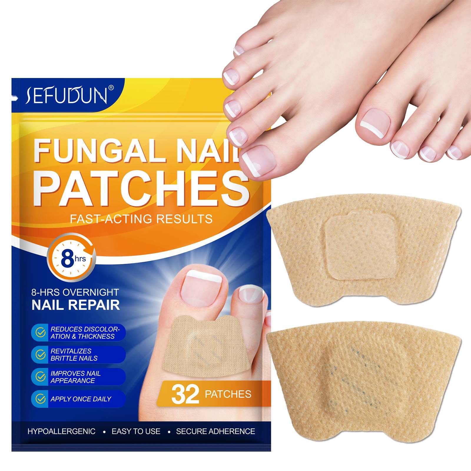 Fungal Nail Patches, Nighttime Hydrogel Patches for Toenail Repair ...