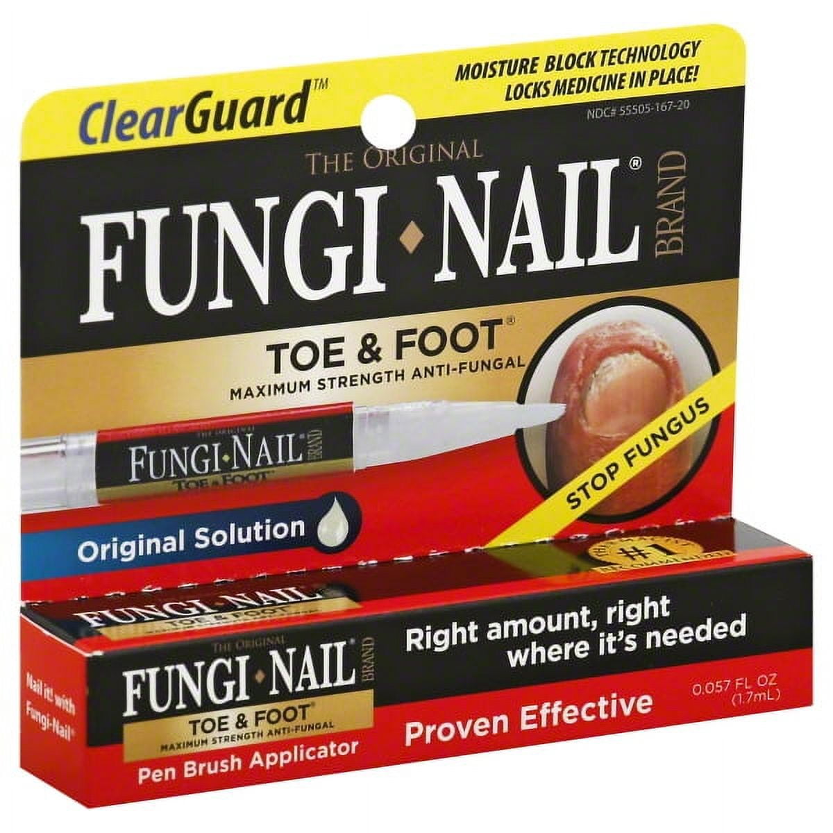 Fungi-Nail Anti-Fungal Solution, 0.057 Oz HSA/FSA Eligible - Walmart.com