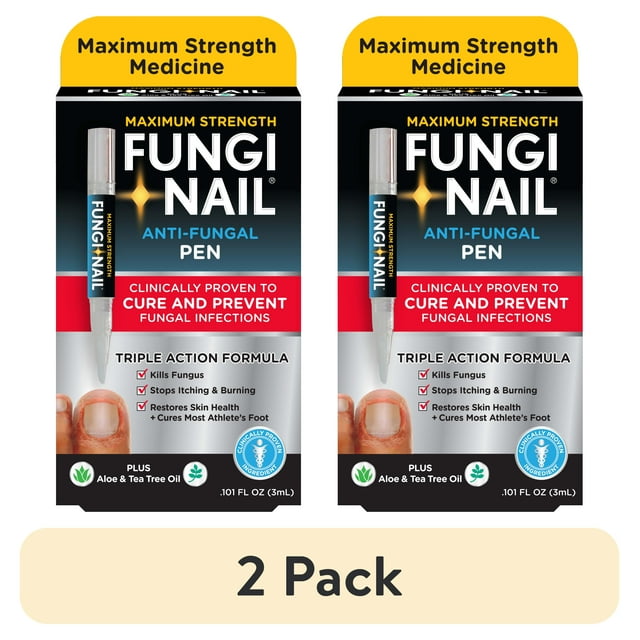 (2 pack) Fungi-Nail Max Strength Antifungal Pen Applicator Liquid ...