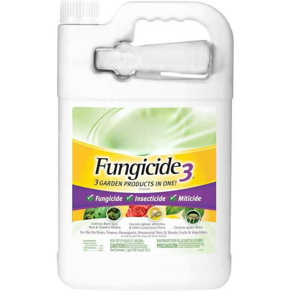 Fungicide3, 1 Gallon, Fungicide, Insecticide and Miticide with Neem Oil ...