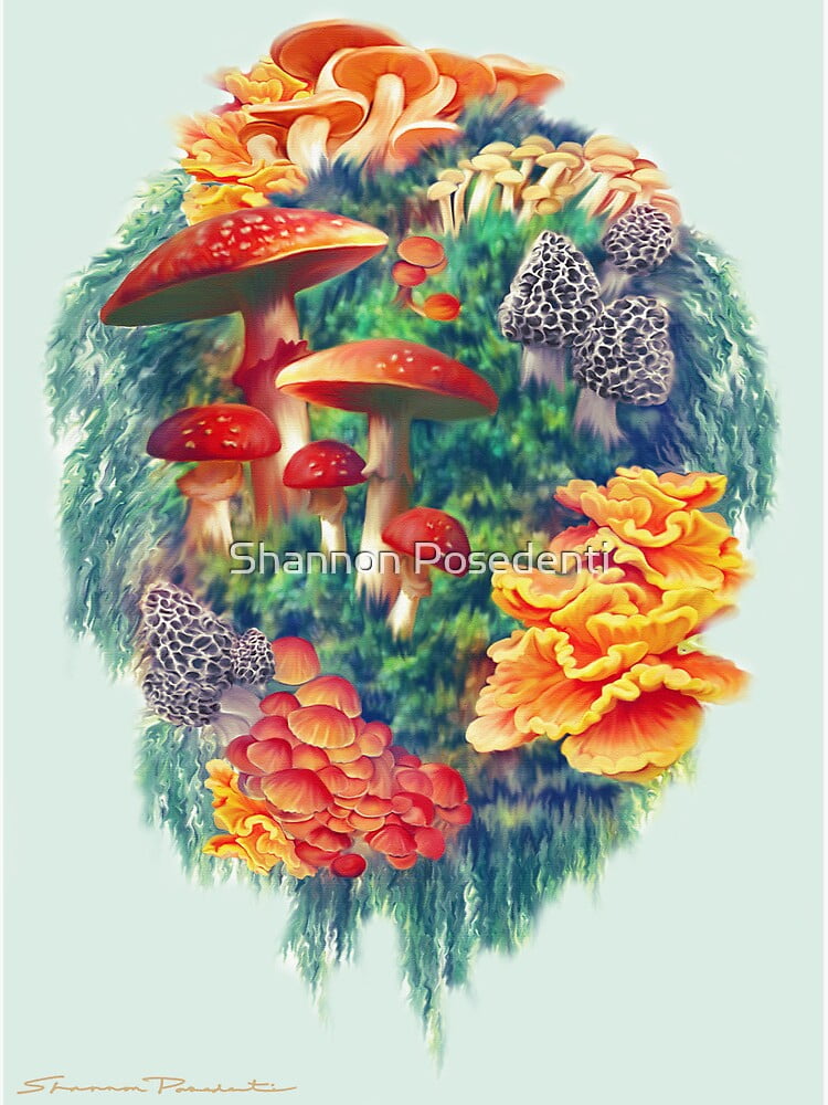 Fungus Amongus Poster Framed-unframed - Walmart.com