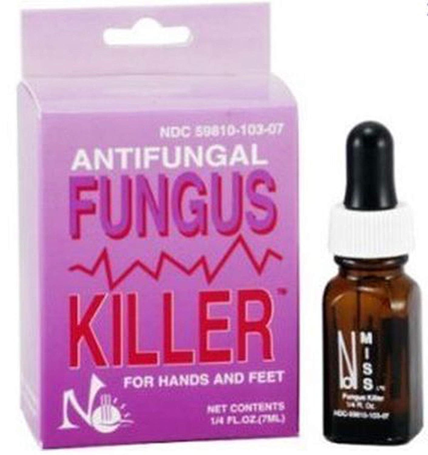 No Miss Fungus Killer, Nail Fungus Solution, .25 oz with Miconazole ...