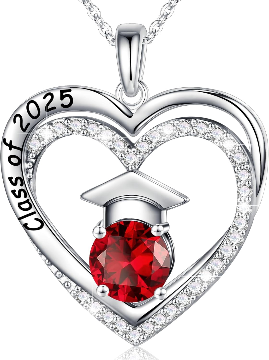 Funice Graduation Gifts for Her 2025, S925 Sterling Silver Birthstone ...