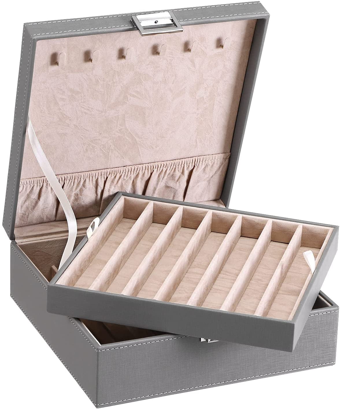 Funice Necklace Organizer Box Necklace Storage Organizer for Chains ...