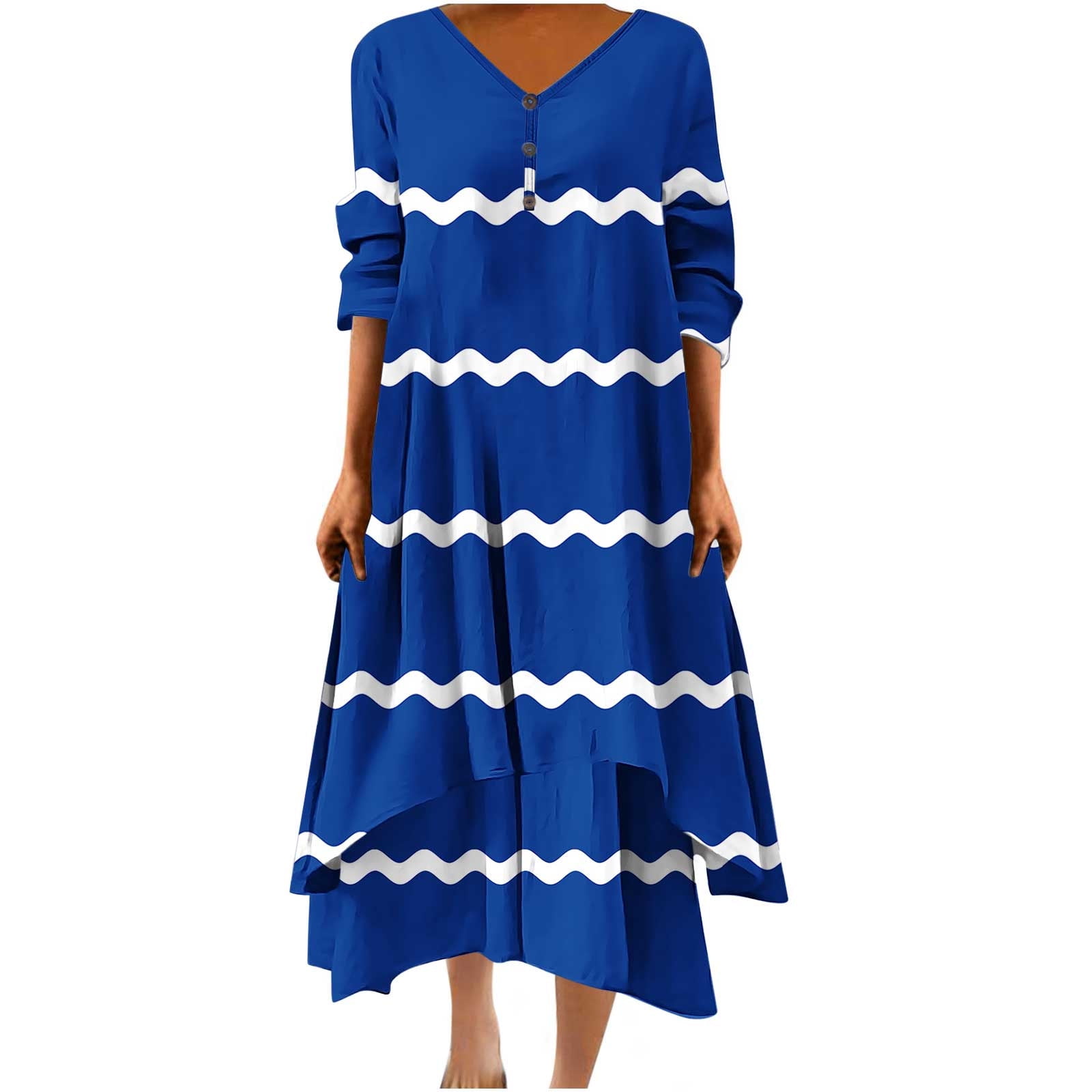 Funicet by Funicet Solid Color Shift Dress, Girl's Dress, Sizes 4-14 ...