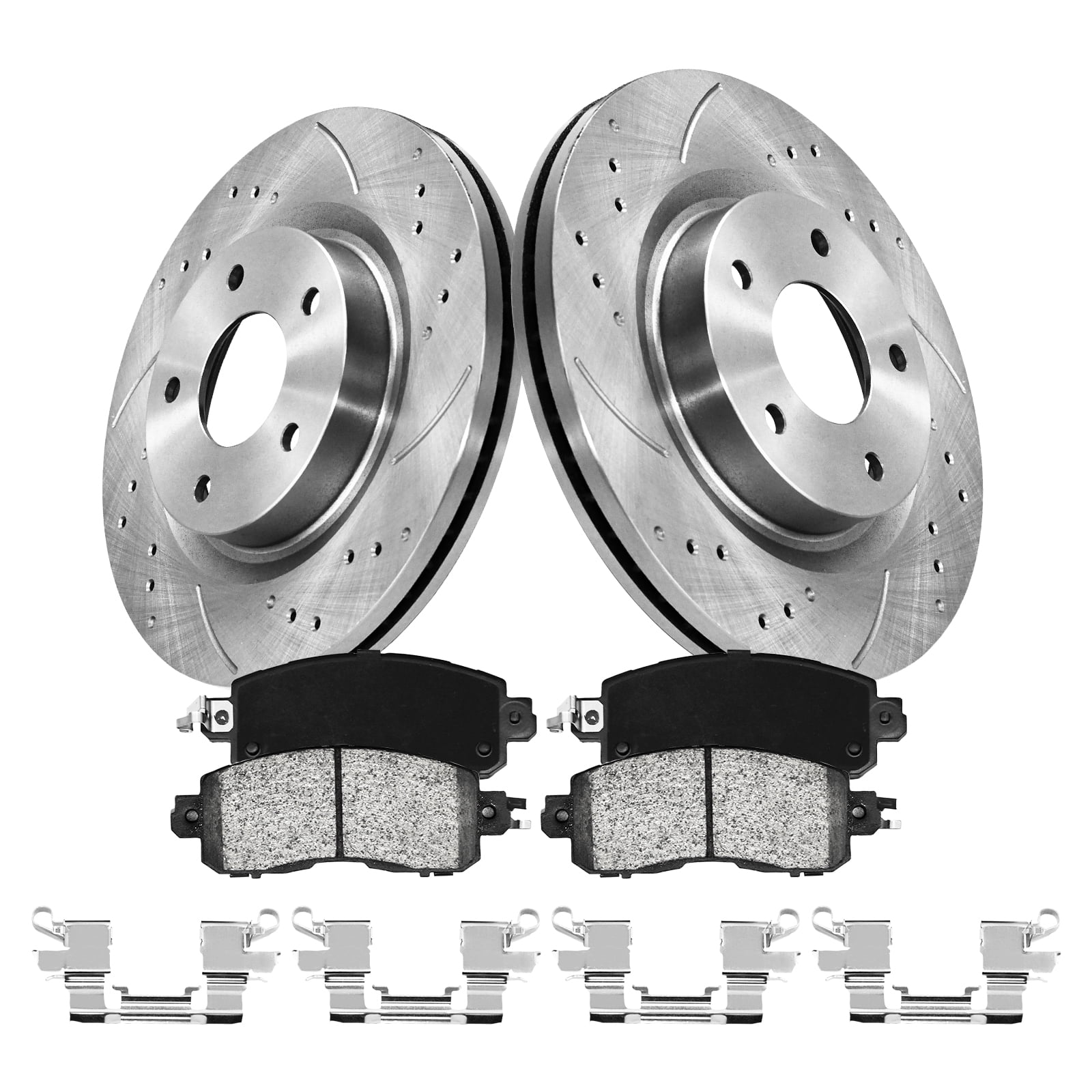 Funire Front Brake Pads And Rotors Kit Vented Compatible with Nissan ...